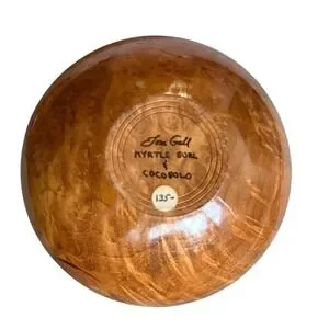 The Unbranded Brand | Art | Signed Myrtle Burl Cocobolo Lidded Bowl By ...